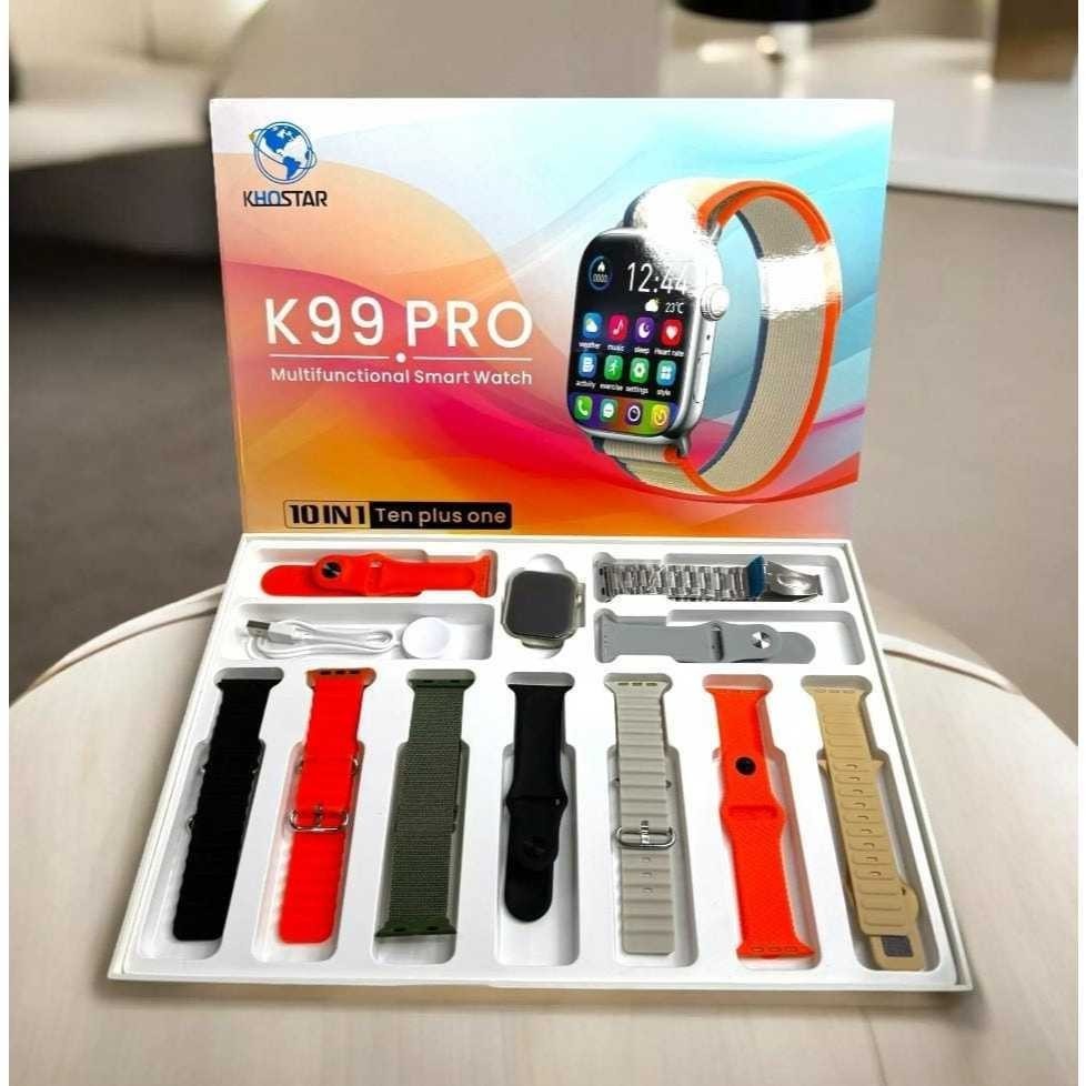 Smartwatch Relógio Inteligente K99 Pro Série 9 Com 10 Pulseiras | Shopee Brasil