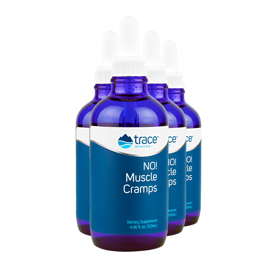 Kit 4x Trace Minerals No! Muscle Cramps Líquido 120ml Importado /Made ...