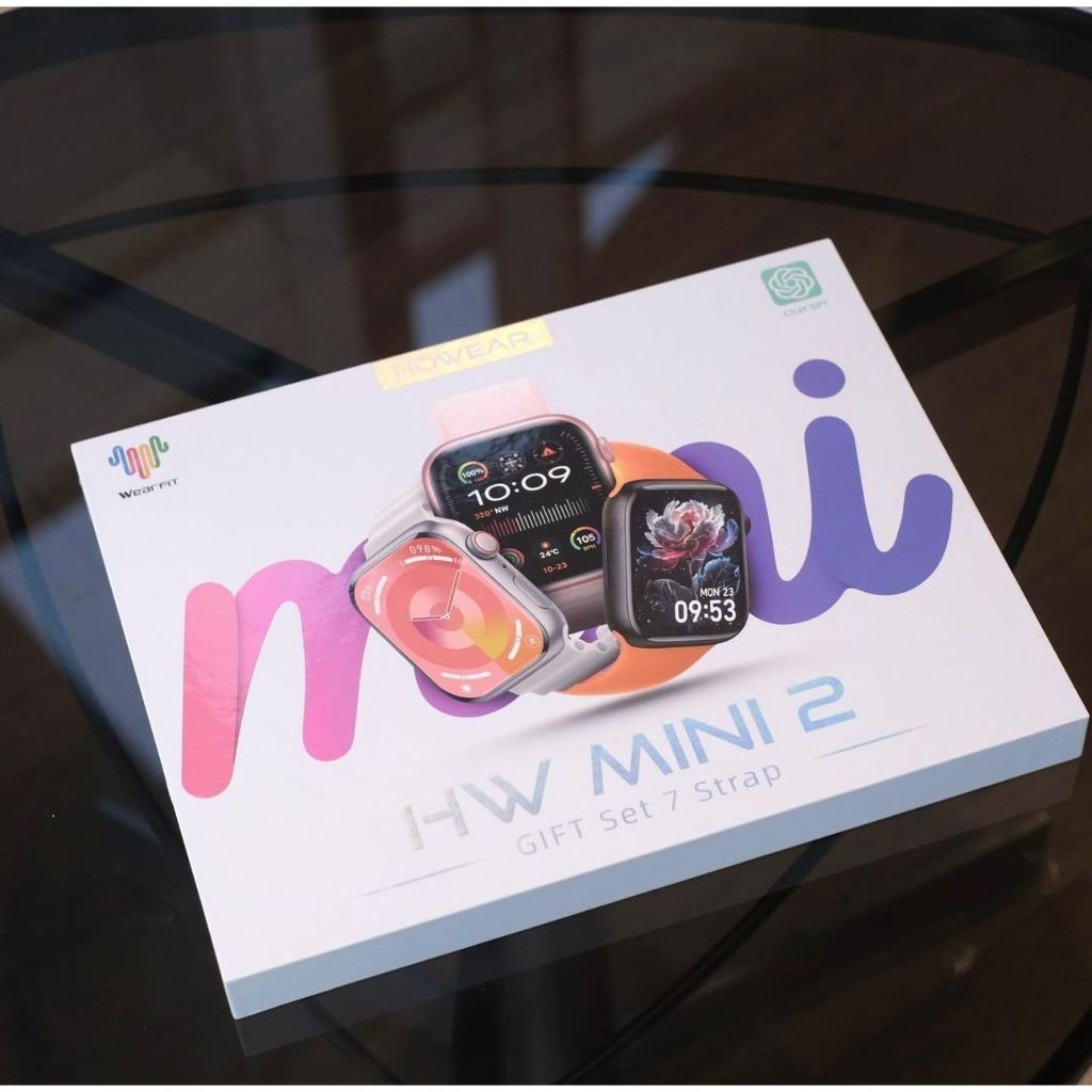 Smartwatch HW Mini 2 Com 7 Pulseiras 41mm Lançamento 2024 Chat GPT GPS ...