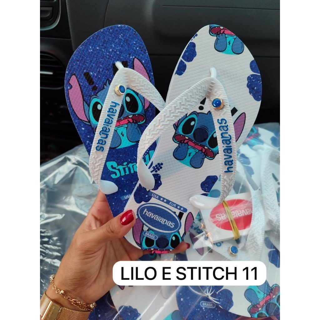LANÇAMENTO 2024! CHINELO LILO & STITCH ADULTO E INFANTIL ! | Shopee Brasil
