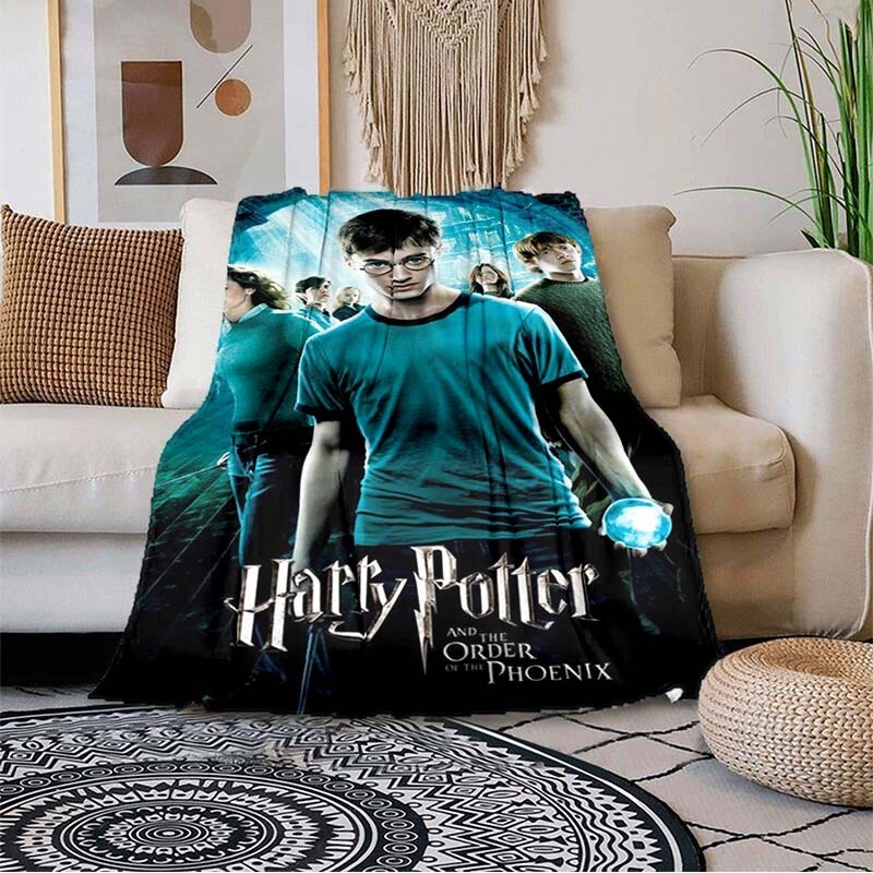 Manta De Flanela Impressa Harry Potter Cama 3D Decoração De Sofá-De ...