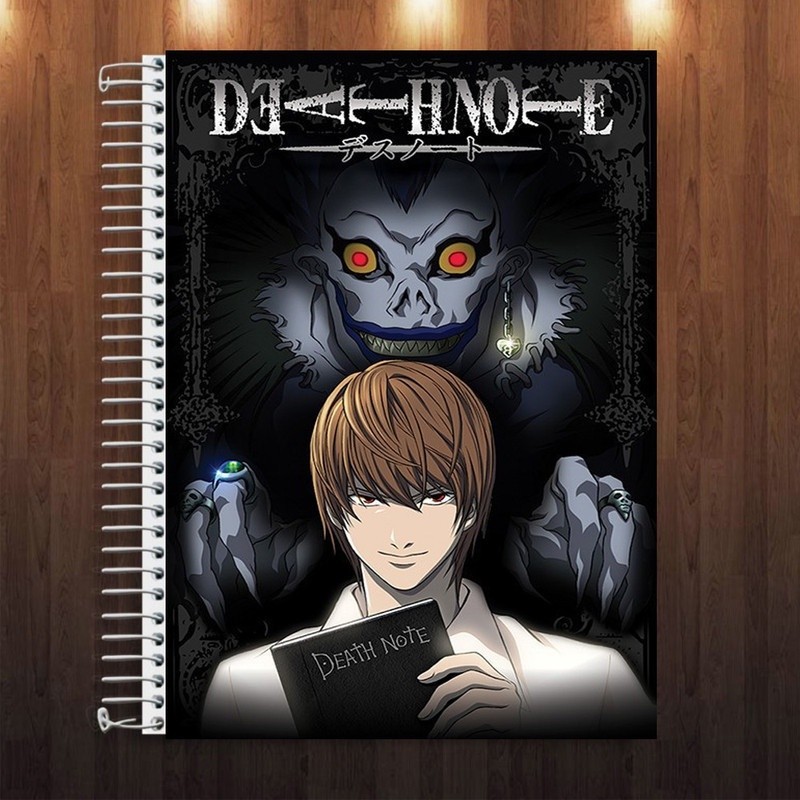 Caderno Death Note 10 Matérias 160Fls Personalizado | Shopee Brasil