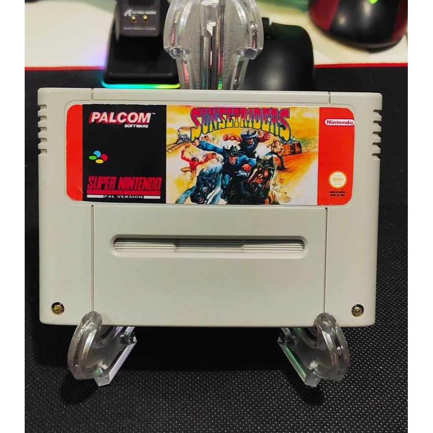 Jogo SunsetRiders Super Nintendo PCB Original Repro funcionando 100% ...