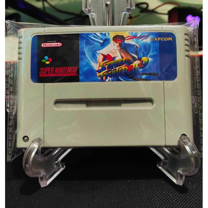 Jogo Street Fighter 2 Champion Edition Nova Repro Snes 100%, fita cartucho Super Nintendo ...