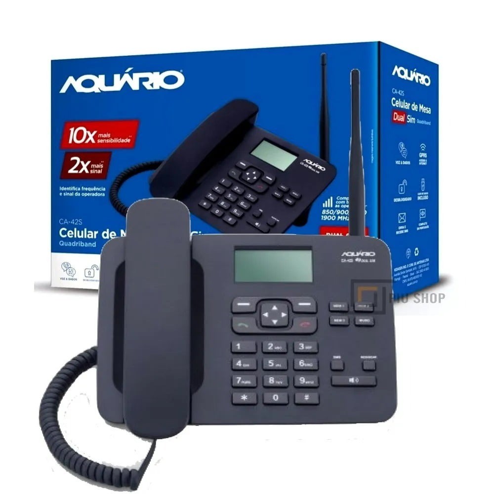 Telefone Celular De Mesa 2G Quadriband 2 Chips Longo Rural | Shopee Brasil