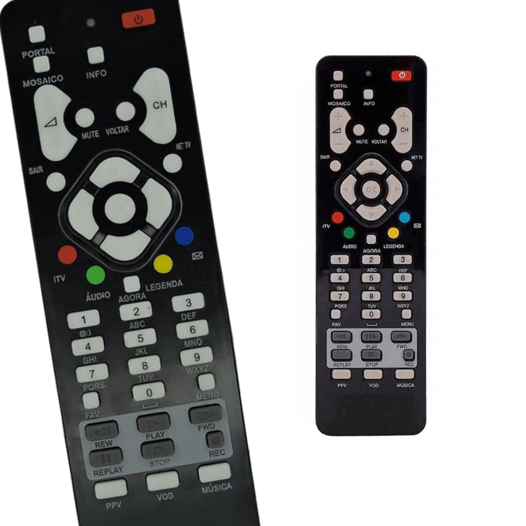 Controle remoto compatível receptor net digital hd | Shopee Brasil