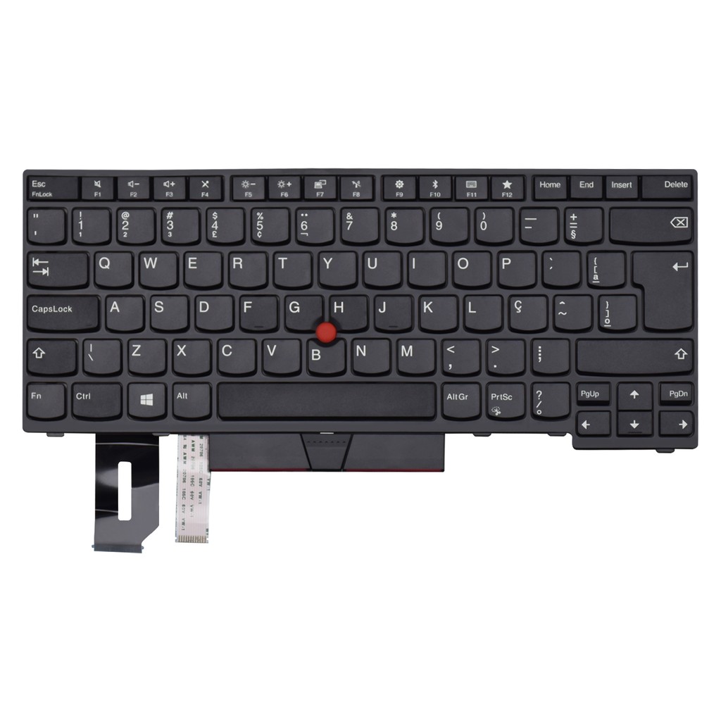 Teclado para Notebook Lenovo ThinkPad E490 | Preto ABNT2 | Shopee Brasil