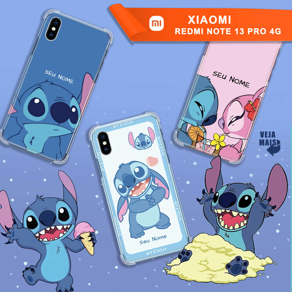Capa Capinha - Xiaomi Redmi Note 13 Pro 4G - Stitch Personalizado ...