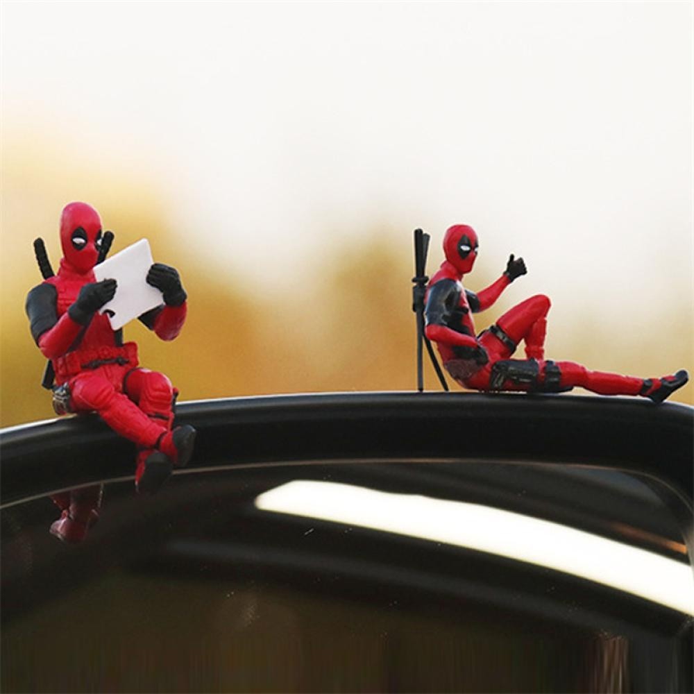 Números De Ação Deadpool Toy Car Center Console Ornamentos Desktop ...