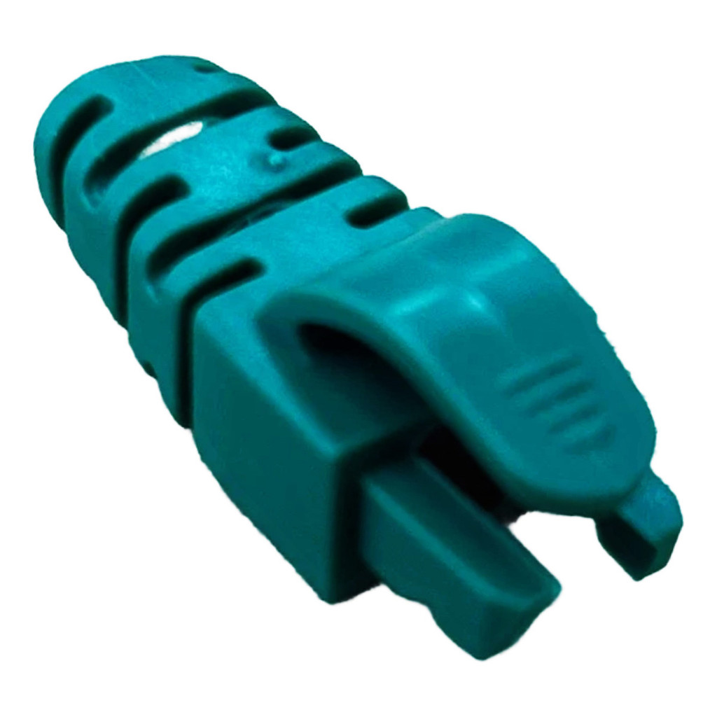 100 Unid Capa Snap In Para Rj45 Boot Cat5e/cat6 Verde | Shopee Brasil