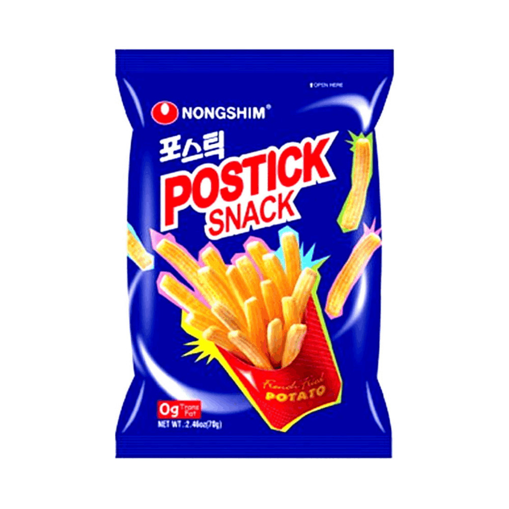 Salgadinho Coreano Postick Snack Sabor Batata Nongshim - 70g | Shopee ...