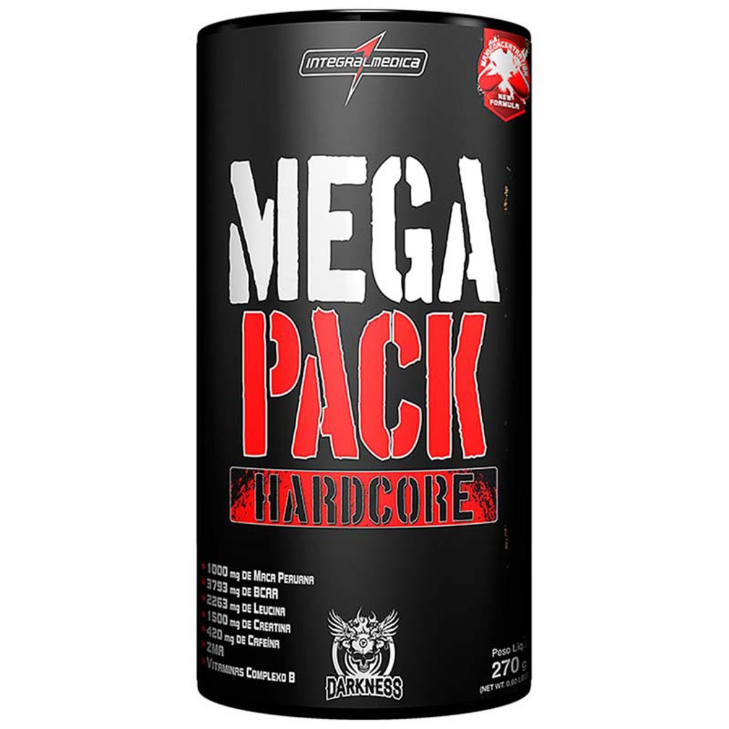 Mega Pack Avulso 270g 30 Saches Darkness Hardcore Integralmedica | Shopee Brasil