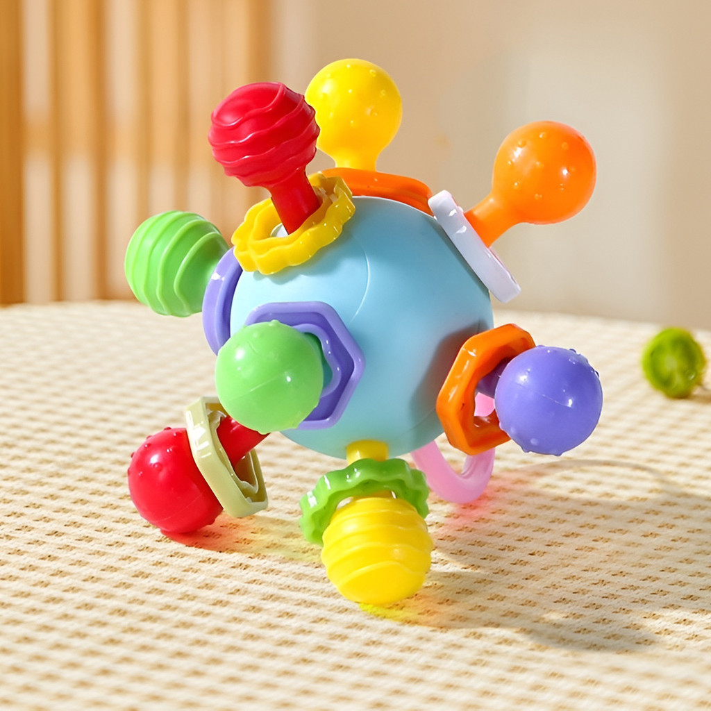 1 peça infantil redondo Ton mão agarrar bola mordedor brinquedo seguro ...