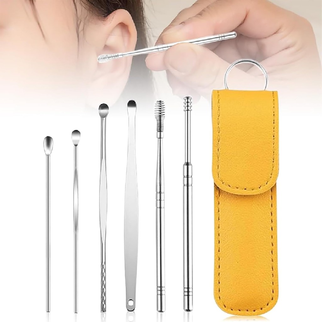 Ear Wax Removal Kit, 2024 Upgrade Ear Cleaner Ear Pick Earwax Removal ...