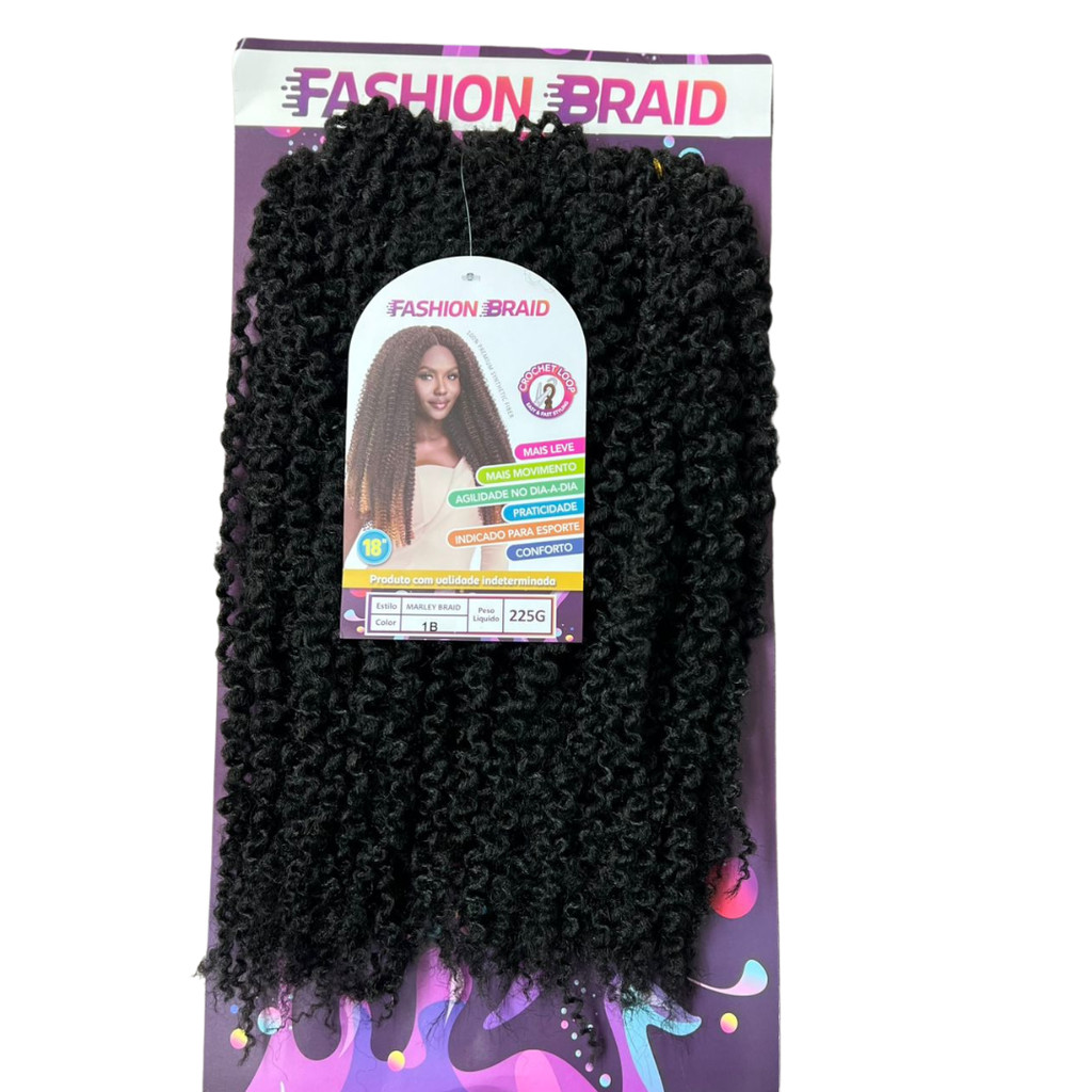 Cabelo Marley Braid COR 1 - Fashion BRAID | Shopee Brasil