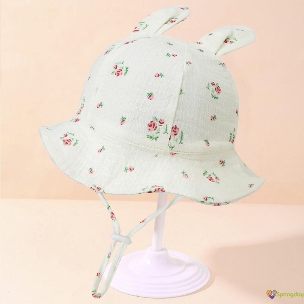 Chapéu De Pescador Fofo Para Meninas Bebês Floral/Animal Print Basin ...