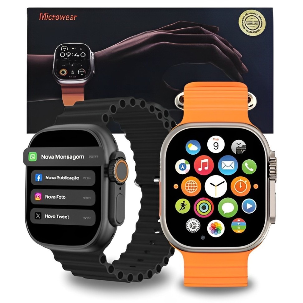 Smartwatch U9S Ultra Sport NFC Smart Watch ChatGPT Microwear | Shopee ...