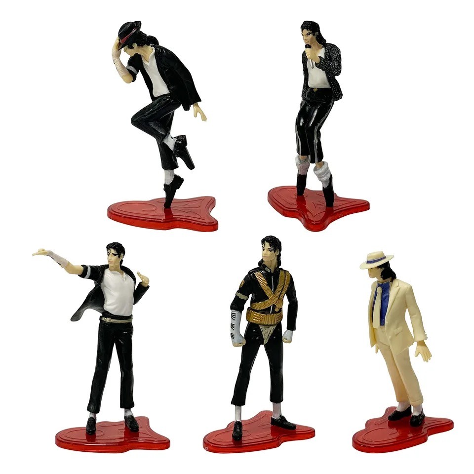 Michael Jackson Kit 5 Boneco Smooth Criminal Billie Jean B02 | Shopee ...