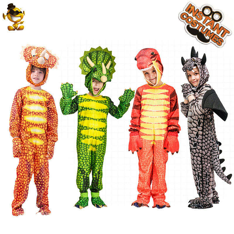Adereços De Desempenho De Dinossauro Infantil Trajes Halloween ...