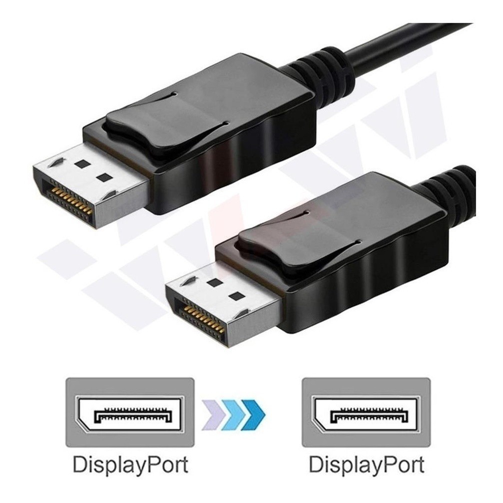 Cabo Displayport 1.2 com Trava Blindado 4k 5 metros | Shopee Brasil