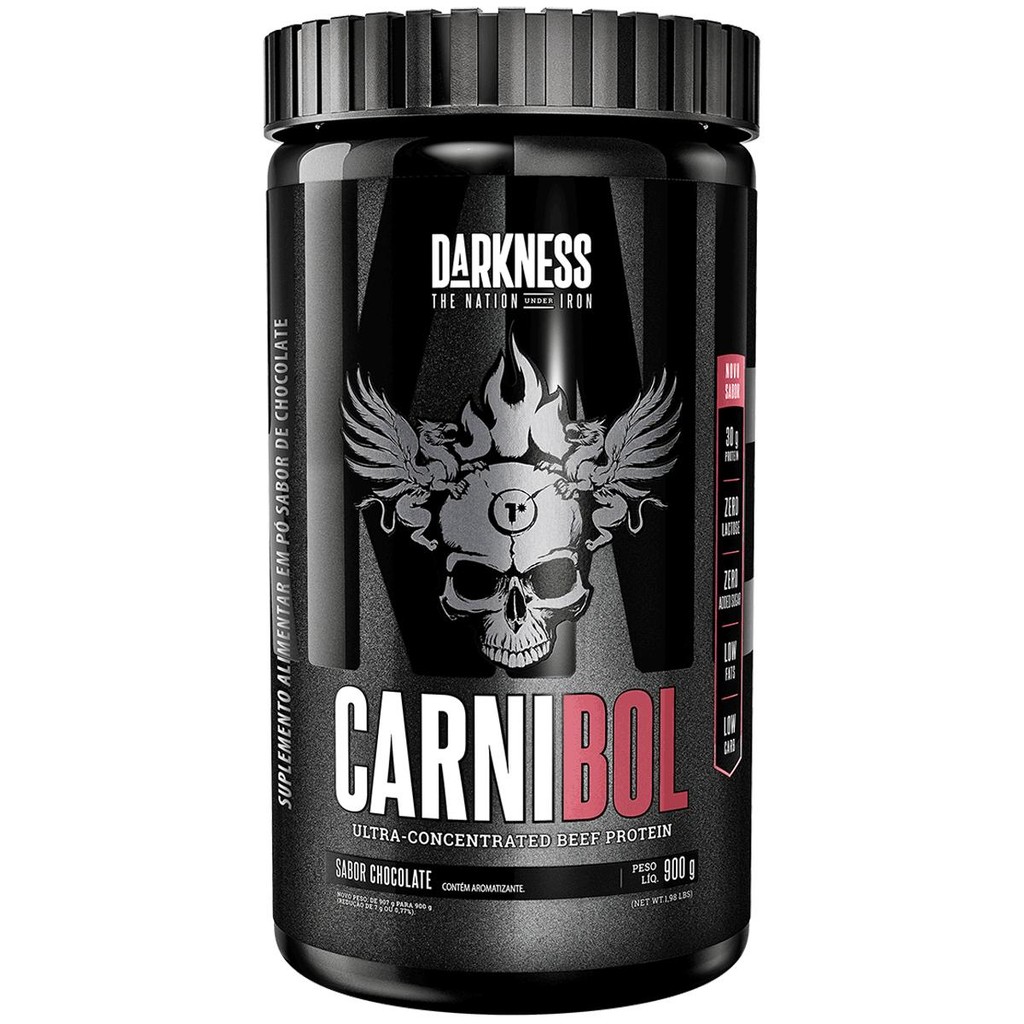 Carnibol Ultra Concentrated Beef Protein 900g - Darkness | Shopee Brasil