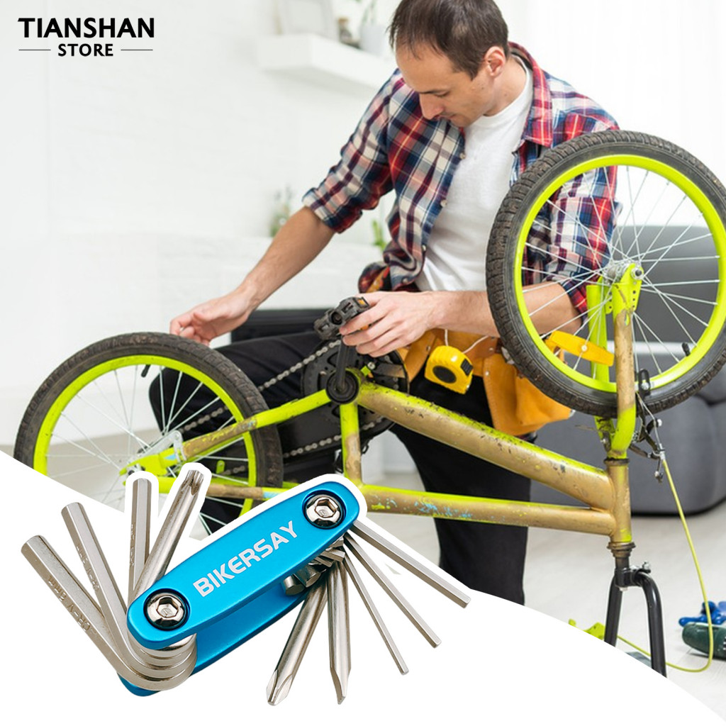 Mountain Bike Multi-tool Multi-purpose Repair Tool Compact Set for Road ...