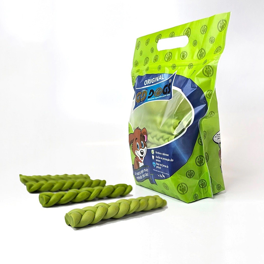 Trança Flex - GD DOGS - Sabor Menta - 1 Kg | Shopee Brasil