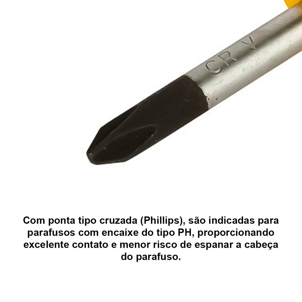 Chaves Philips Original ROBUST Vários Tamanhos Medidas A Escolha Aço Cr ...