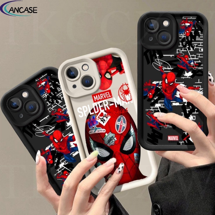 Capa Macia Marvel Cool Spider-Man Compatível Para Samsung A03 A03S A04S A04S A04E A05S A05S A12 ...