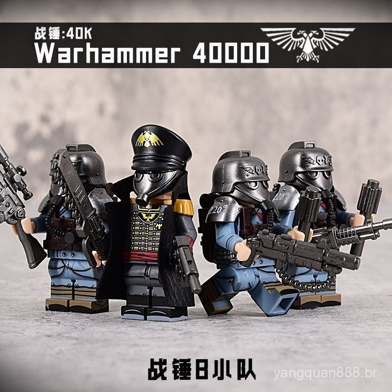 Compatível com LEGO Warhammer 40K Krieger Regiment Imperial Defense ...
