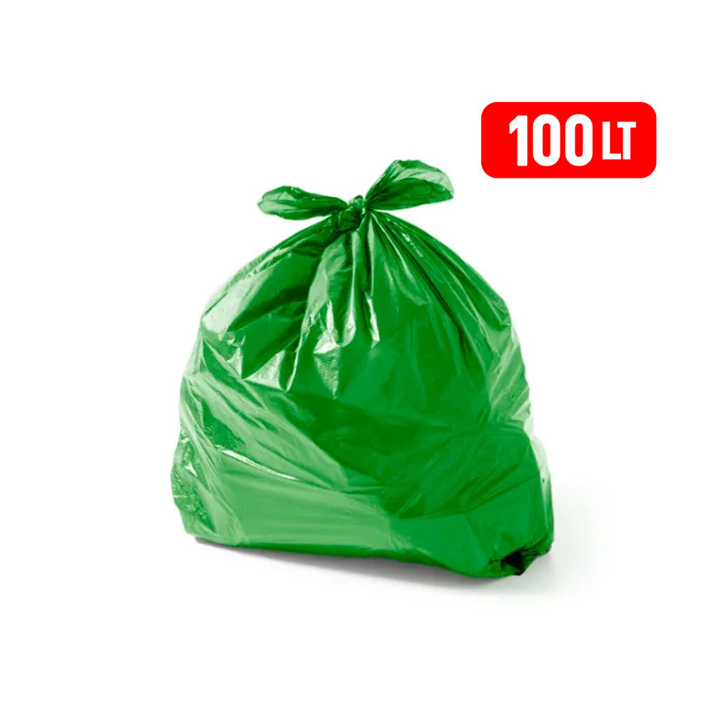 Saco P/Lixo Cs 100Lts Verde Comum C/100 | Shopee Brasil