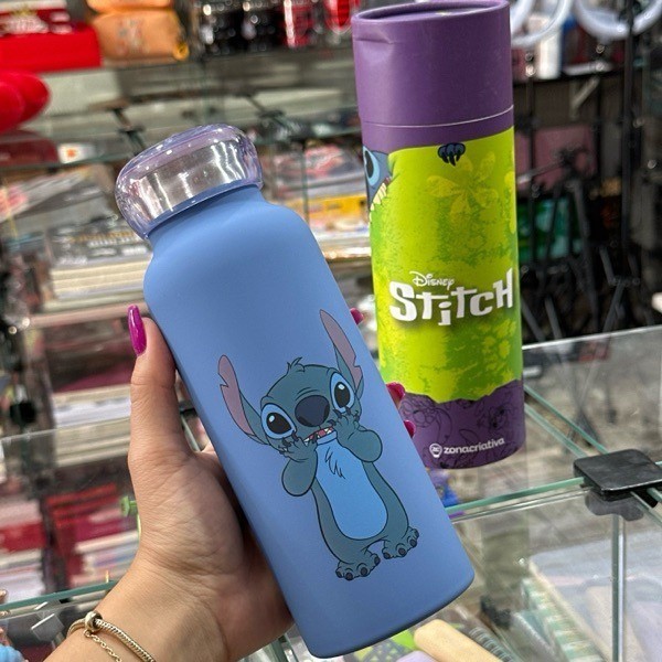 GARRAFA STITCH 500ML EM AÇO INOX ZONA CRIATIVA | Shopee Brasil