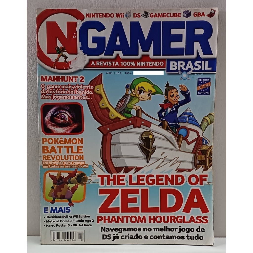 Revista Ngamer Brasil Ano 1 Nº 2 - The Legend of Zelda | Shopee Brasil