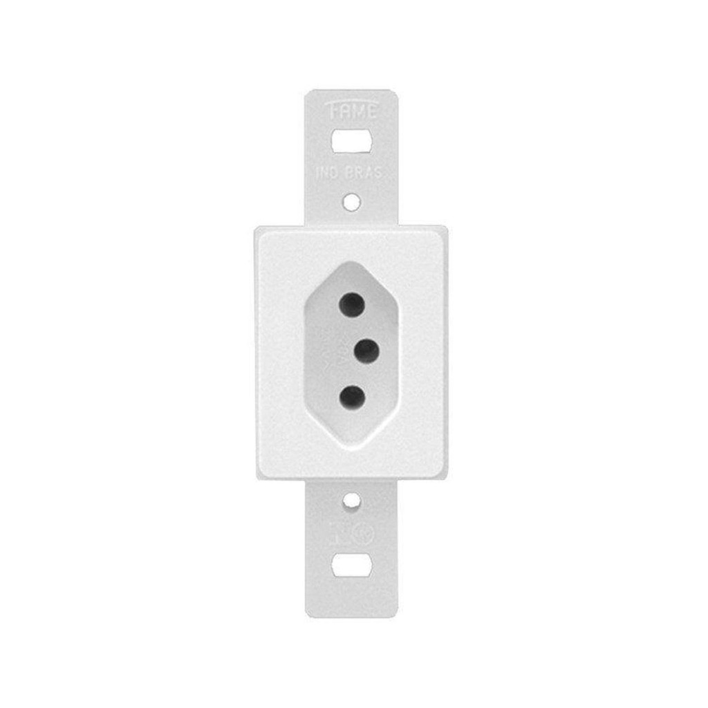 Modulo tomada 3 pinos 20a fame blanc | Shopee Brasil