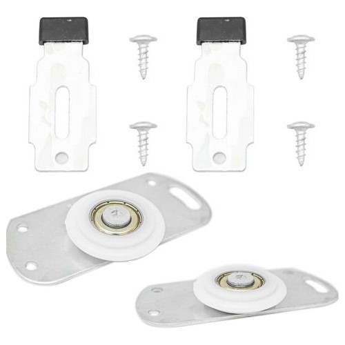 Kit roldana 33mm para porta de correr de guarda roupa 2 portas | Shopee Brasil