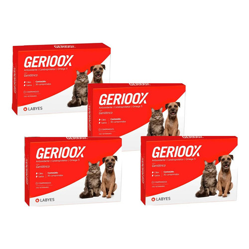 4 Gerioox Labyes 120 Comprimidos Cx Fechada Imediato | Shopee Brasil