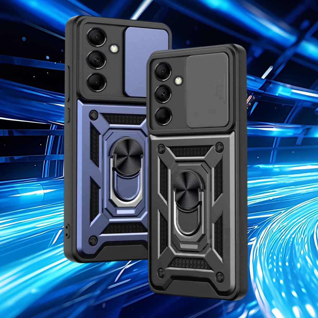 Para Samsung Galaxy A06 A16 M35 M55 A05S A05 A15 A35 A55 A14 A34 A54 Capa Slide Camera ...