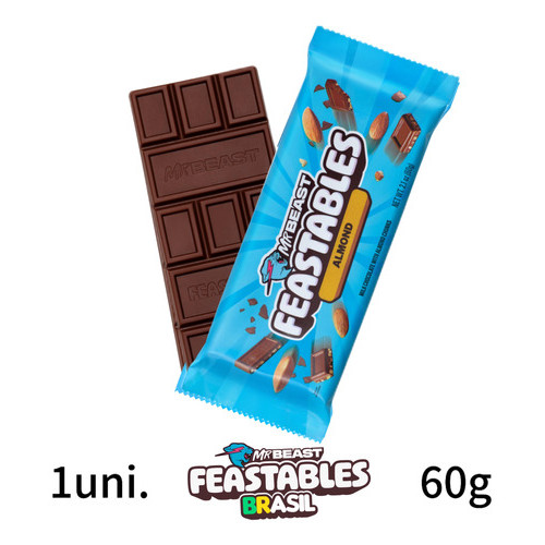 Feastables 60g (sabores) - Chocolate Mr Beast | Shopee Brasil