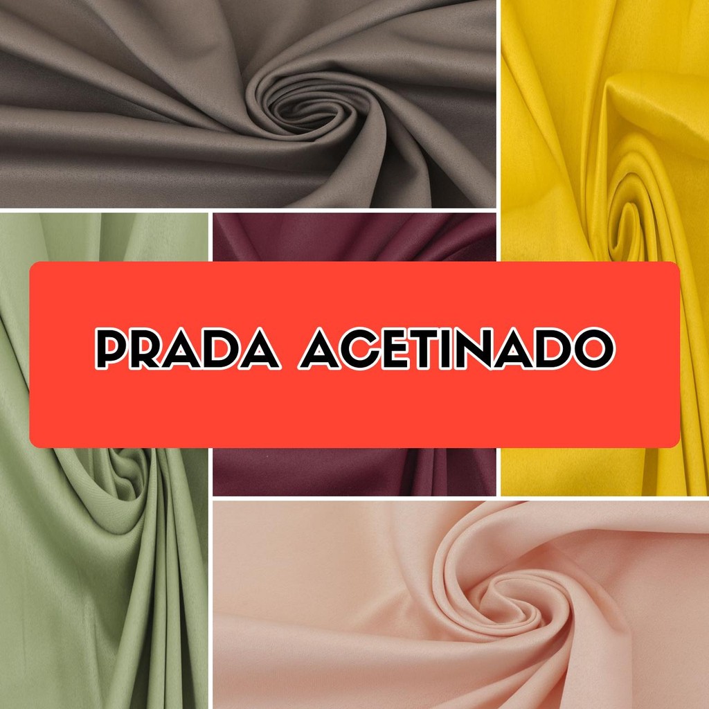 30 Metros Tecido Pradda Two Way Acetinado (30m x 1,50m) | Shopee Brasil