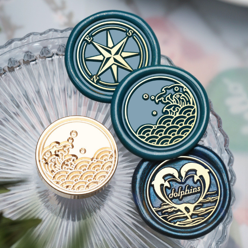 2,5cm Nova Coleção Série Fire Lacquer Seal Seal Seal Head Cat Claw ...