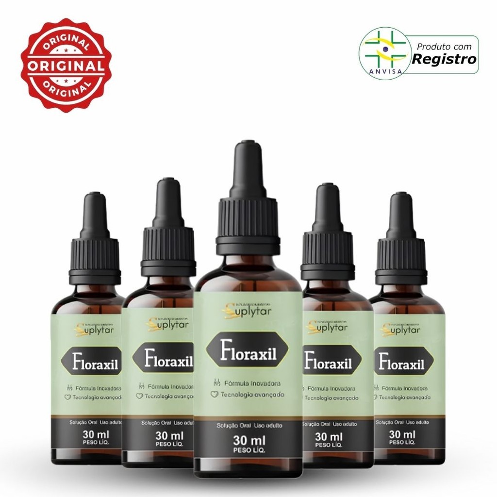 5 Floraxil Original 30ml gotas | Shopee Brasil