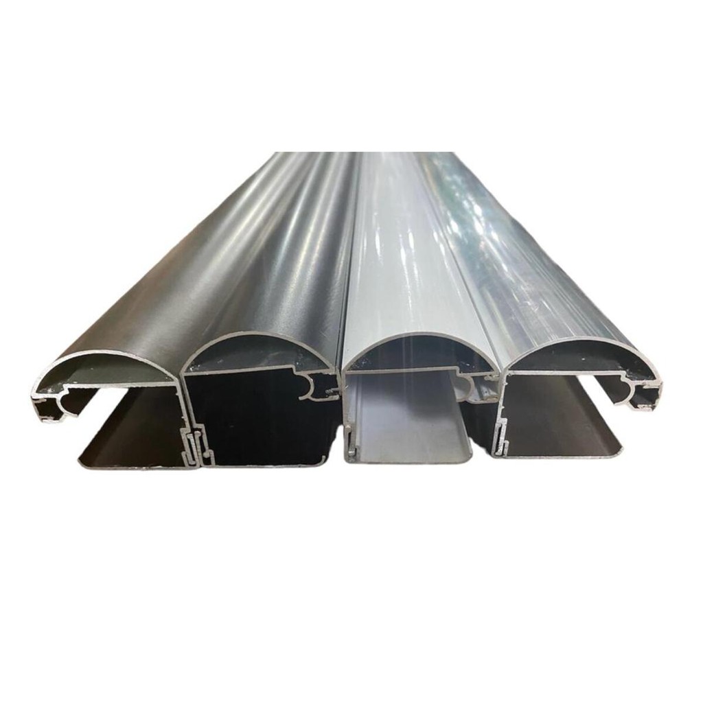 Trilho Superior + Tampa + click Box Vidro 8mm - 1 Metro | Shopee Brasil