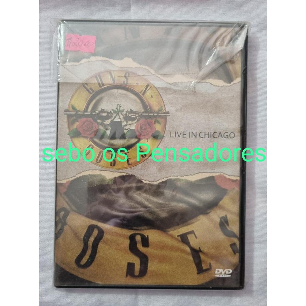 DVD GUNS N' ROSES LIVE IN CHICAGO | Shopee Brasil