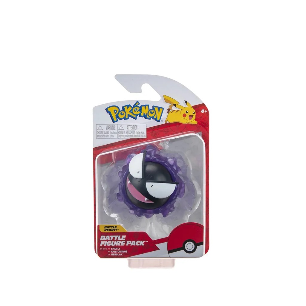 Boneco Pokémon Battle Figure Pack - Gastly Original | Shopee Brasil