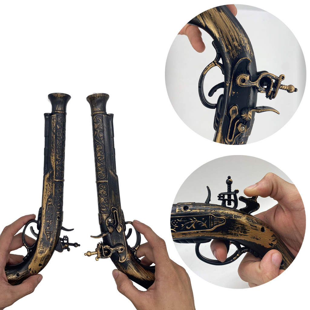 Kit 2 Pistola Revolver Pirata Brinquedo Infantil Fantasia | Shopee Brasil