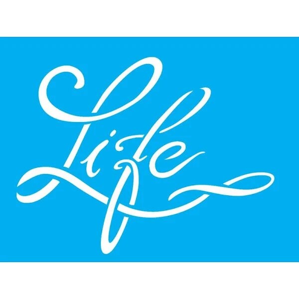 Stencil Life 15X20 cm OPA 2254 | Shopee Brasil