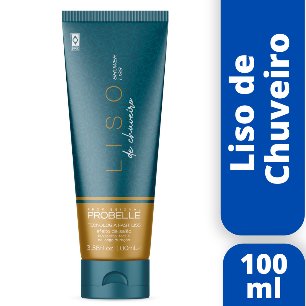 Progressiva Liso de Chuveiro - Probelle 100g | Shopee Brasil