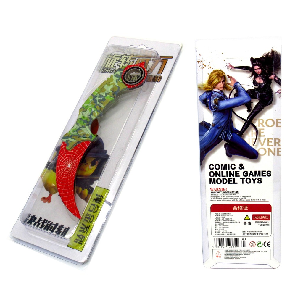 Faca Karambit Coleção Gamer Com Rolamento Treino Sem Corte | Shopee Brasil