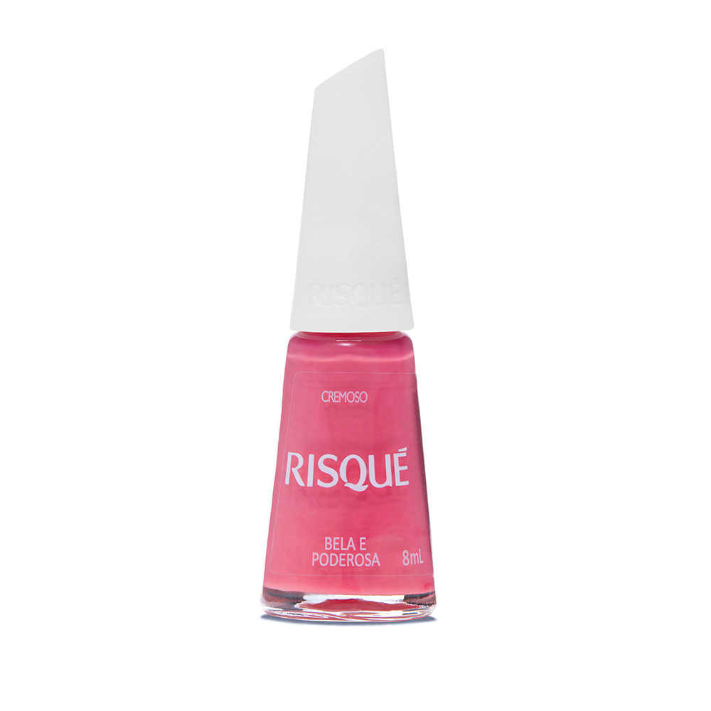 Esmalte Risqué Rosa Cremoso Bela e Poderosa 8ml | Shopee Brasil