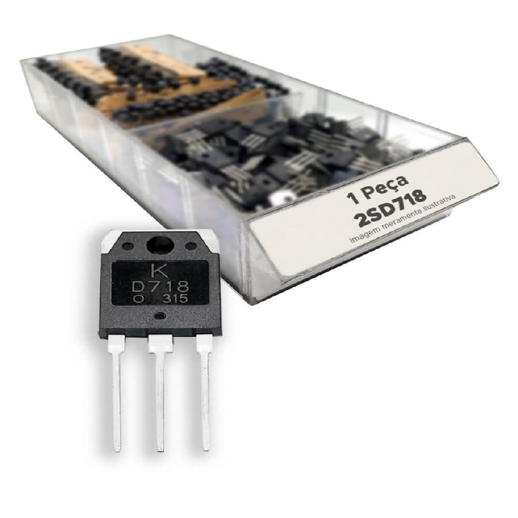 Transistor 2sd718 = 2sd 718 = Sd718 = 2s D718 Npn | Shopee Brasil